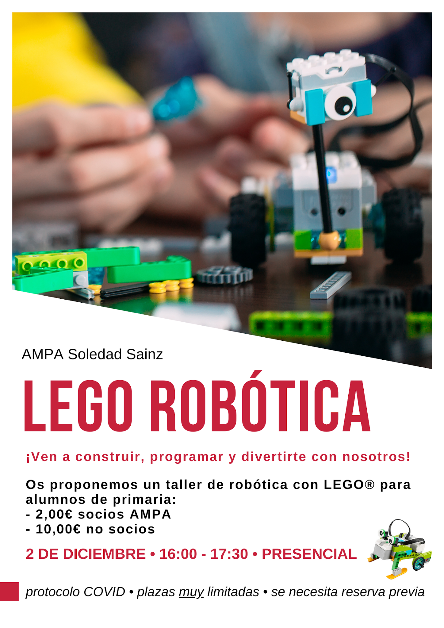 Taller de Robótica con LEGO® - 2 de diciembre 2020
