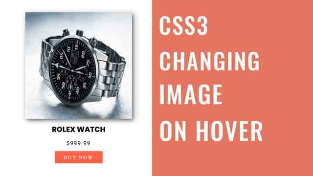 How to Change image on Hover with CSS