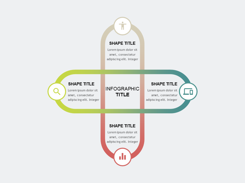 Cross Gradient PowerPoint Templates - PowerPoint Free