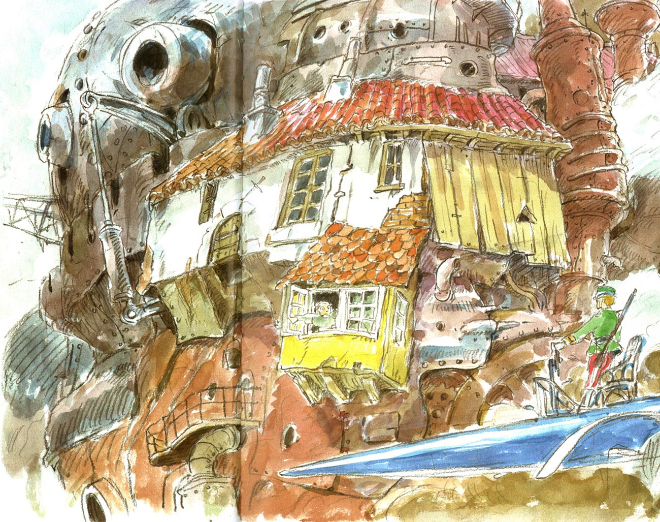 Living Lines Library: ハウルの動く城 / Howl's Moving Castle (2004) - Prop Design