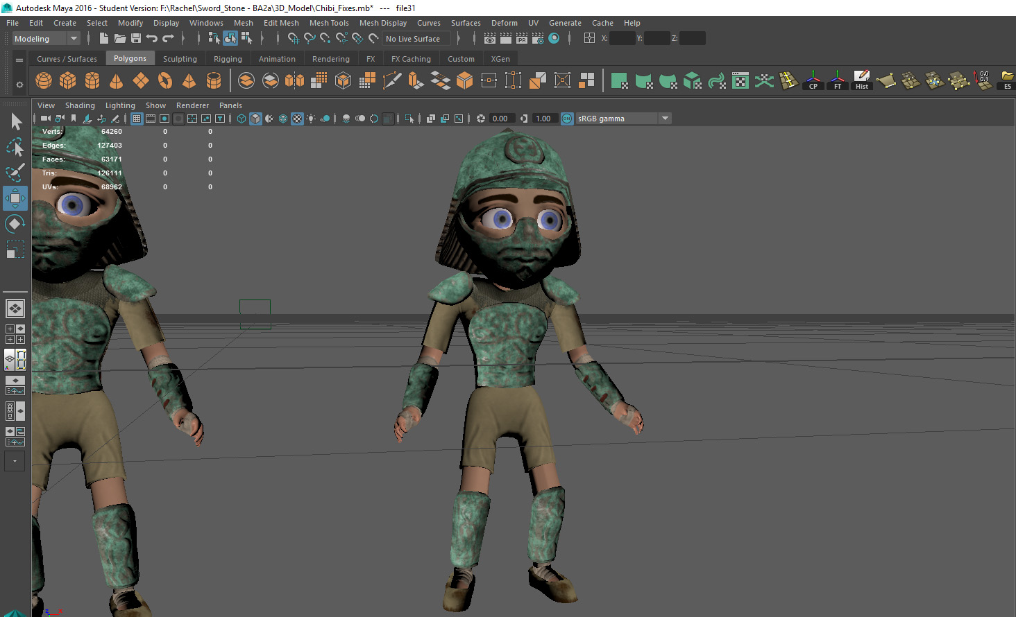 BA2a - Production Team Project / ‘Sword in the Stone’: Adding my ...