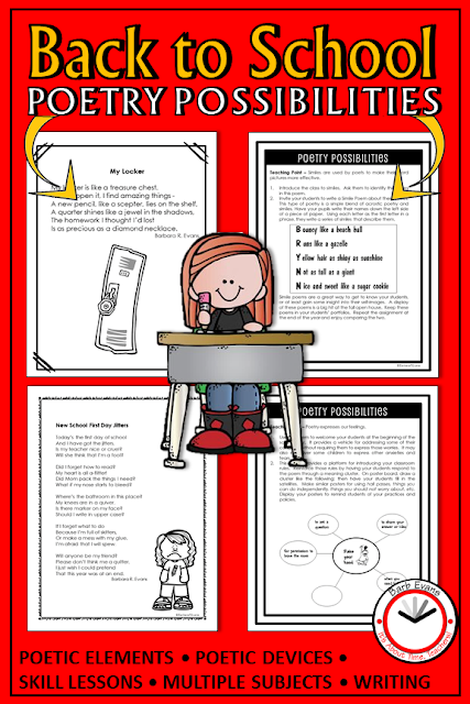 It's About Time, Teachers!: BACK TO SCHOOL POETRY UNIT