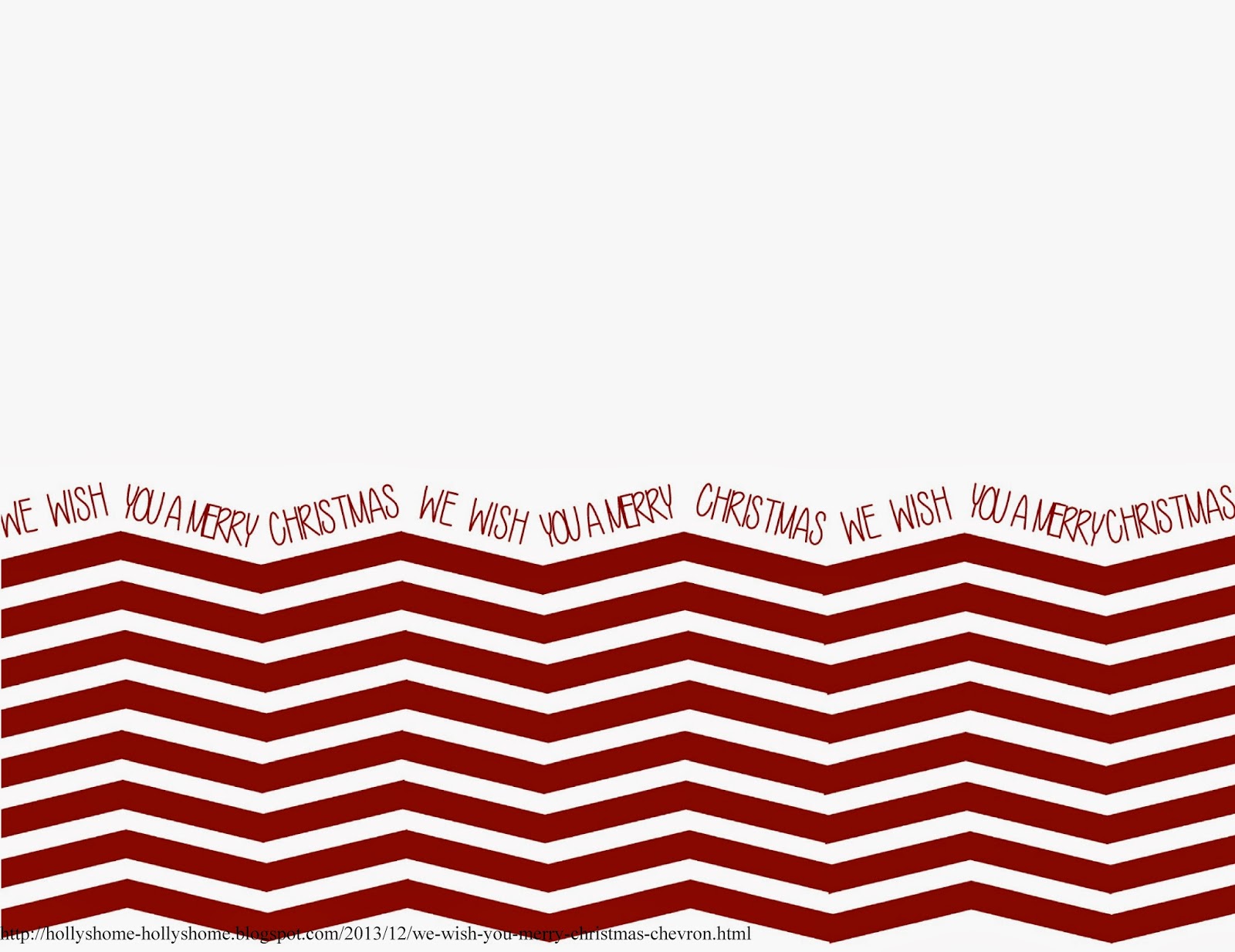 Merry Christmas Chevron Background