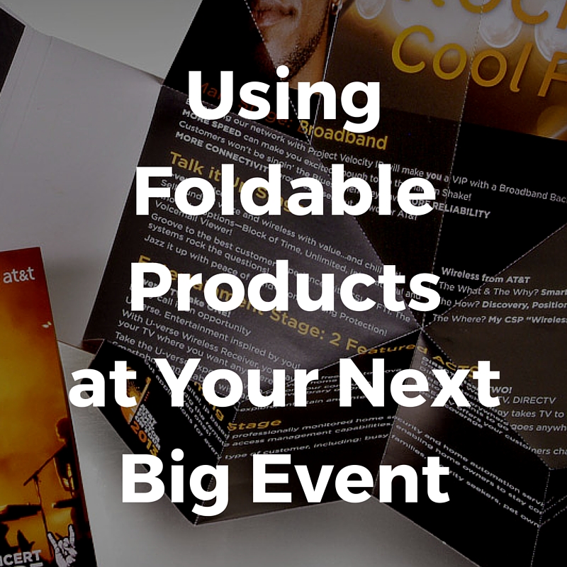 PromoDona: Using Foldable Pocket Guides to Market Your Next Big Event