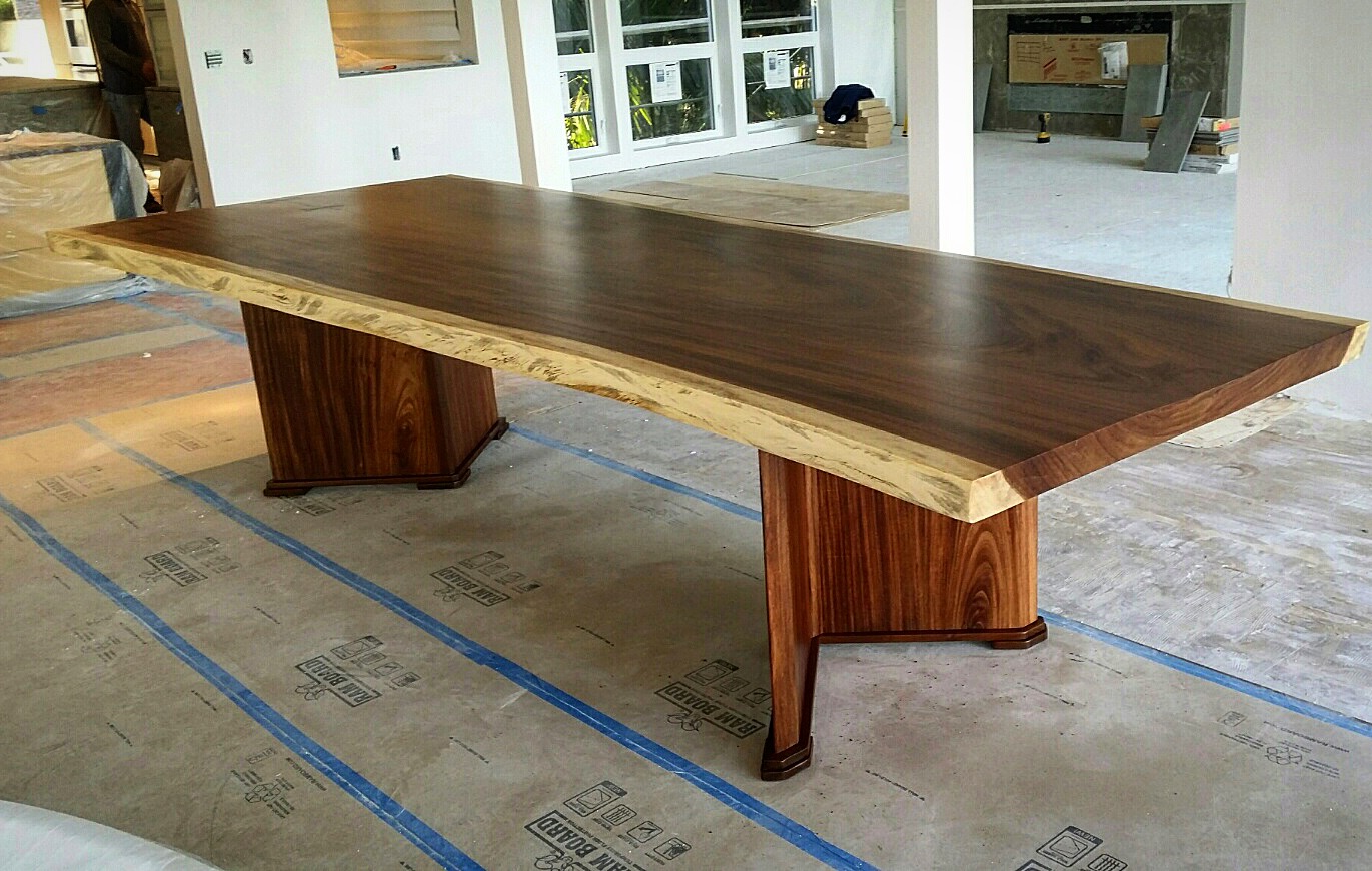 Tropical Exotic Hardwoods: Parota dining table by Kevin Deal ...