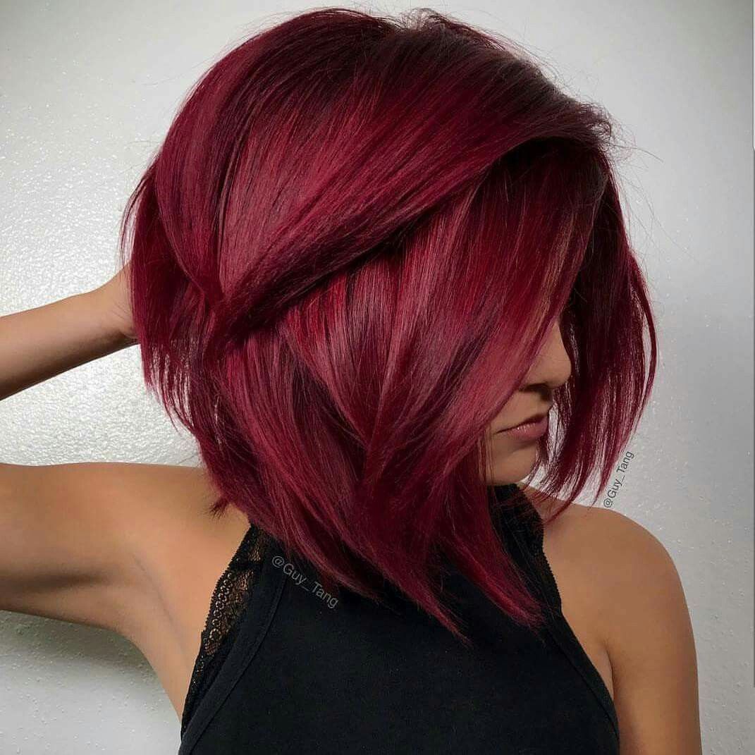 15 Colorations cheveux Rouge Framboise, inspirez vous