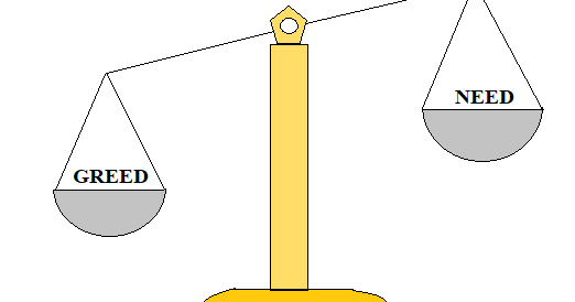 How to avoid being greedy?