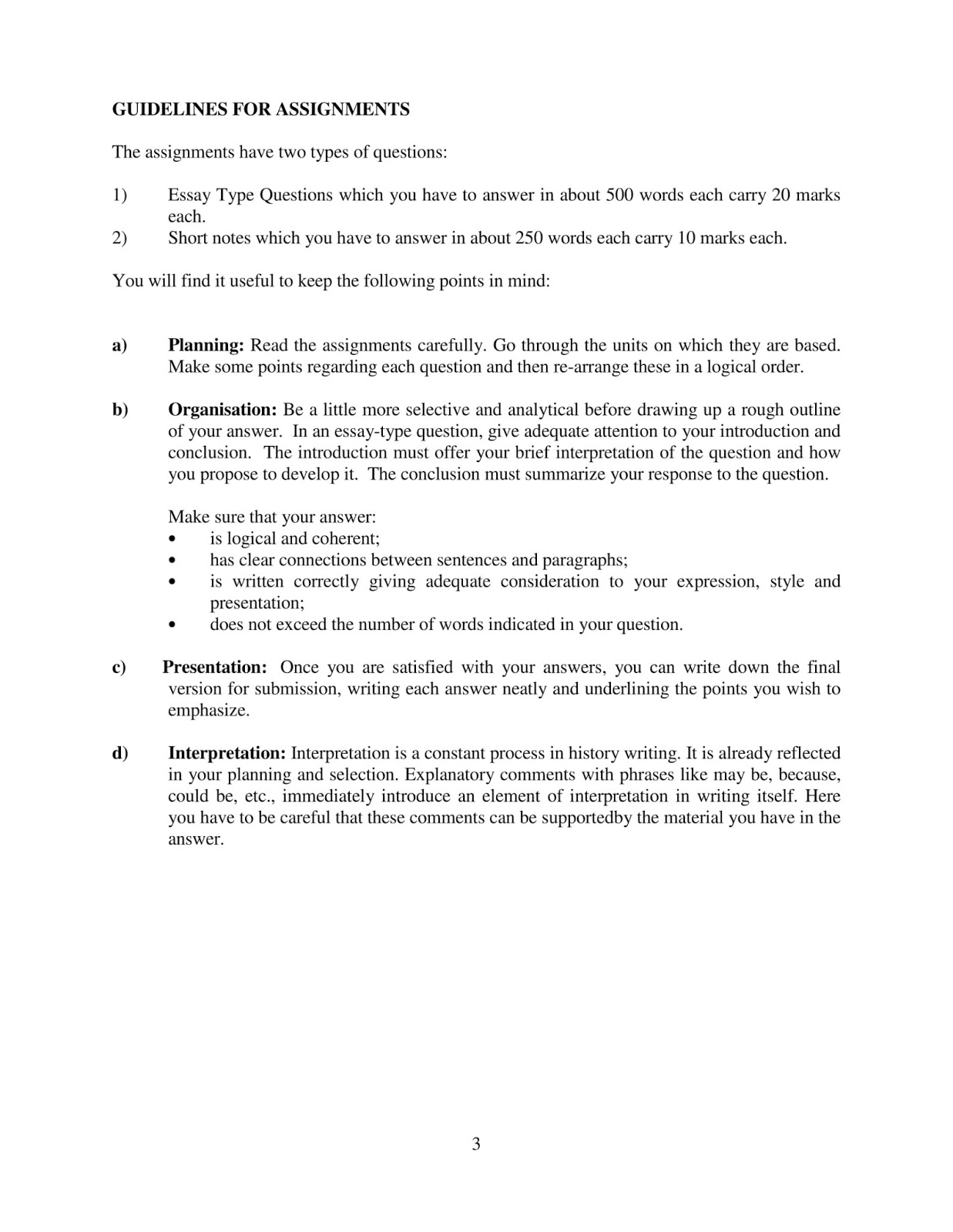 Learning Made Easy: IGNOU - Assignment Question Paper M.A. (History ...