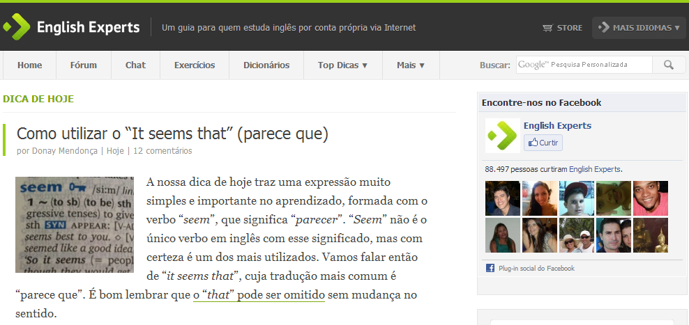 O diário do Tom: Sites que valem a pena visitar: English Expert e BBC ...