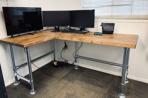 Custom Butcher Block Desks