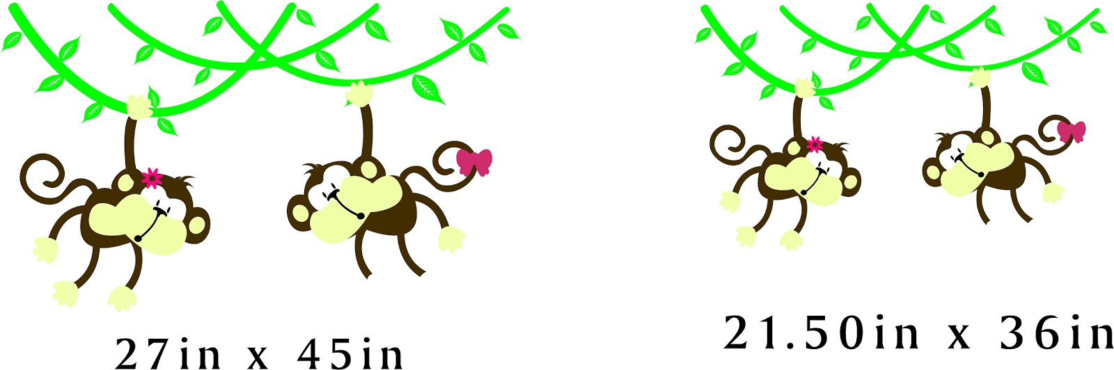 Vinyl On The Go: 2 monkeys on Vine