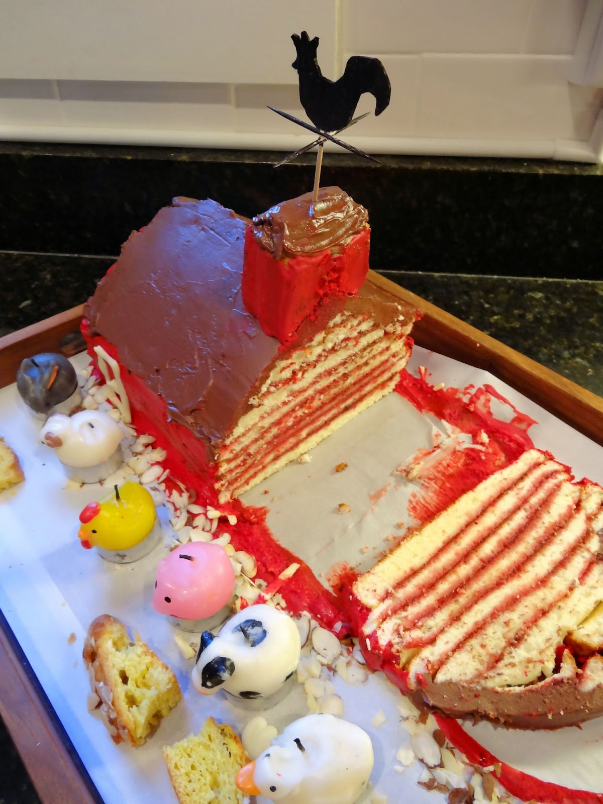 Femme au foyer: A barn cake