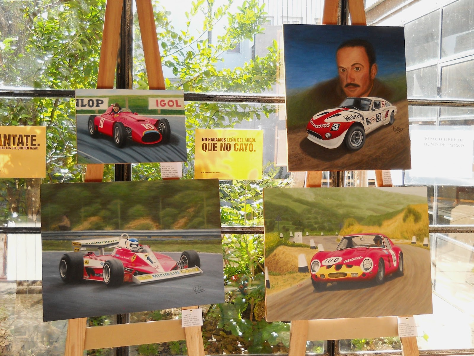 autos a escala y arte realista: Muestra Autos & Arte