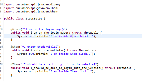 BDD with cucumber-Java Part-2