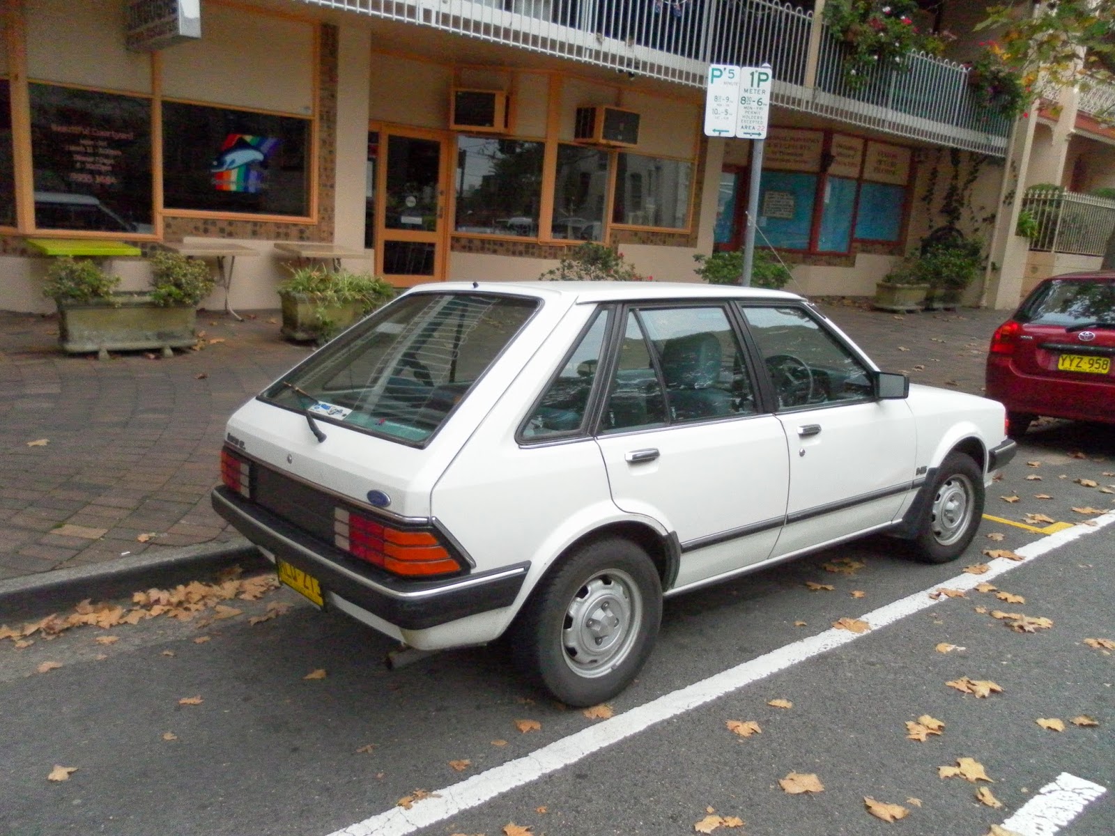 Aussie Old Parked Cars: 1983 Ford KB Laser GL 1.5 5-door