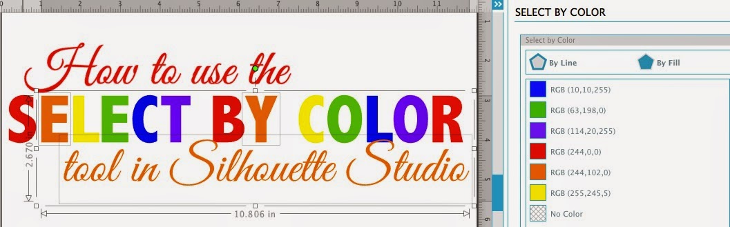 How to Select by Color in Silhouette Studio - Silhouette School
