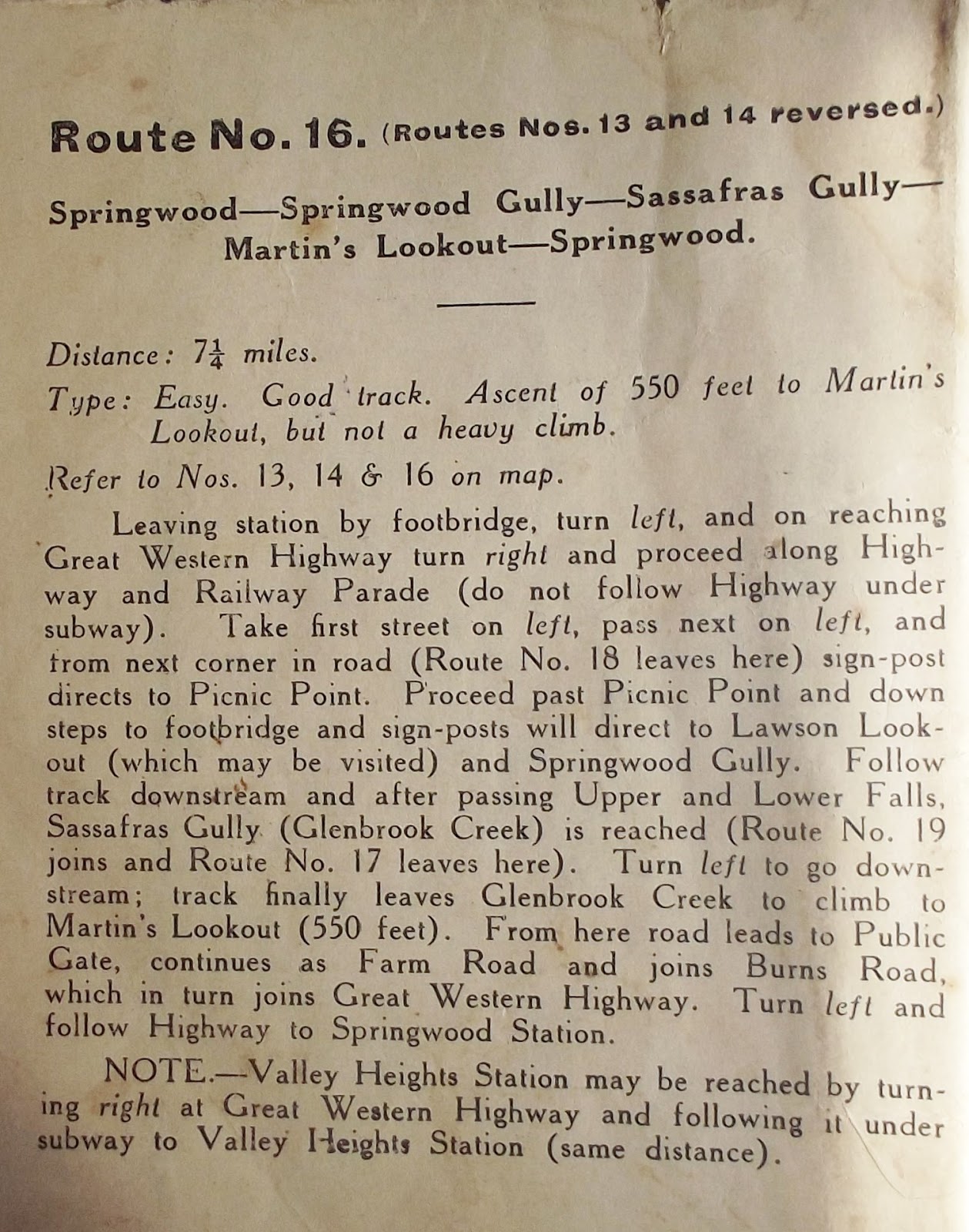 John's Blue Mountains Blog: 1938 MAP (PART 16): SPRINGWOOD - SPRINGWOOD ...