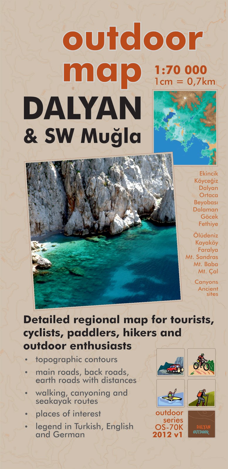 DALYAN OUTDOOR: maps