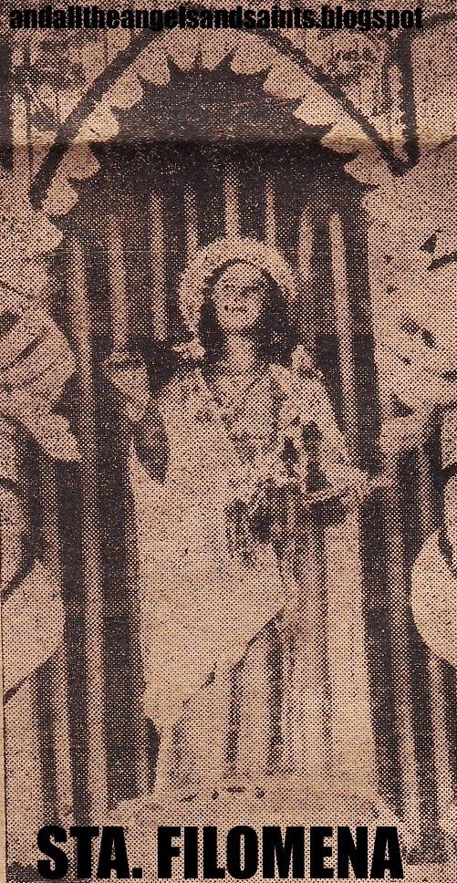 AND ALL THE ANGELS AND SAINTS: 173. Santo Stories: STA. FILOMENA, Biñan ...