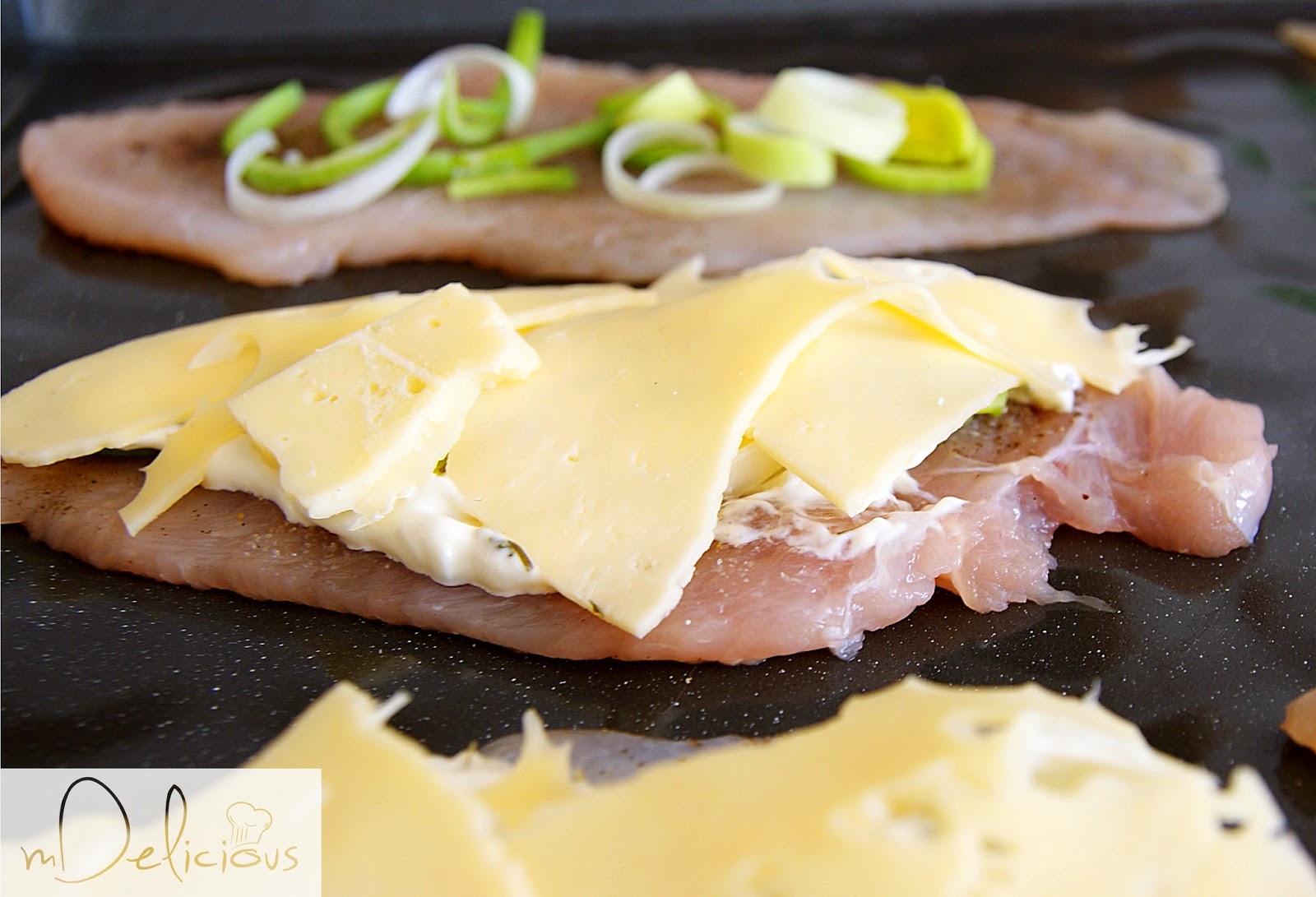 Mdelicious: Piersi z kurczaka z porem