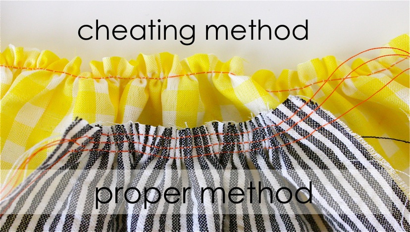 Gathering Fabric 2 ways - MADE EVERYDAY