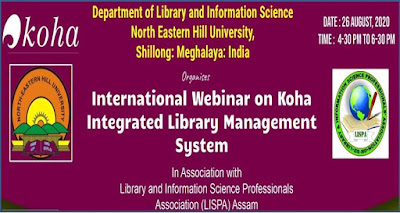 International Webinar on Koha Integrated Library Management System,Date ...