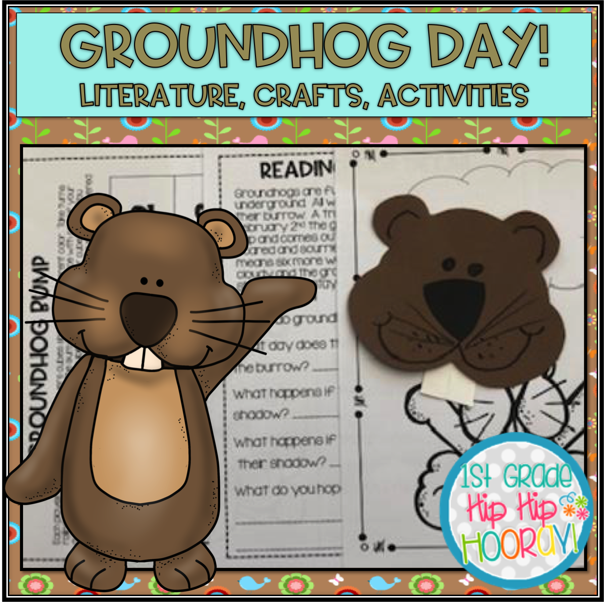 1st Grade Hip Hip Hooray!: Groundhog Day and Shadows...Making predictions!