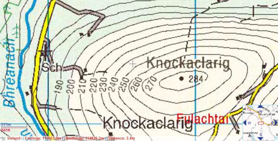 Knockaclarig GPS Mathematics and Geography.: Knockaclarig NS and ...