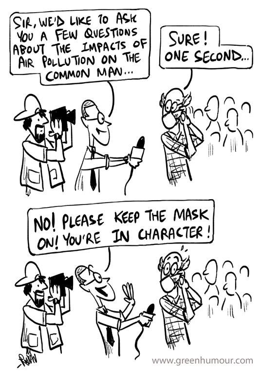 Green Humour: Cartoons for a Toolkit on Air Pollution