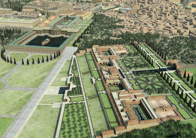 Retratos de la Historia: LA DOMUS AUREA DE NERÓN