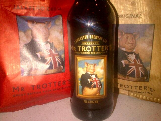 The Cambridge Wine Blogger: Mr Trotter's Great British Chestnut Ale