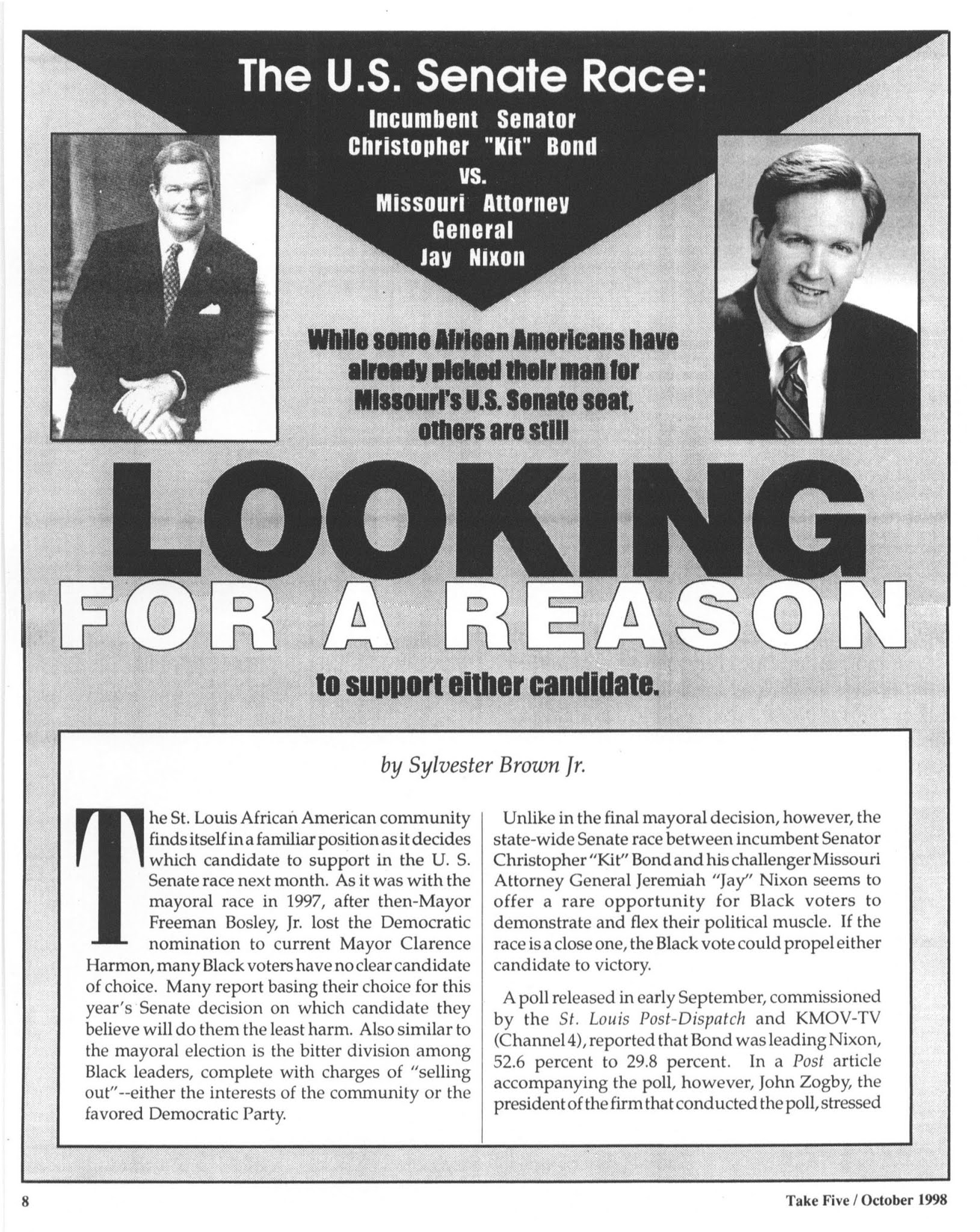 TAKE FIVE MAGAZINE: Take Five Magazine Covering St. Louis for 15 Years