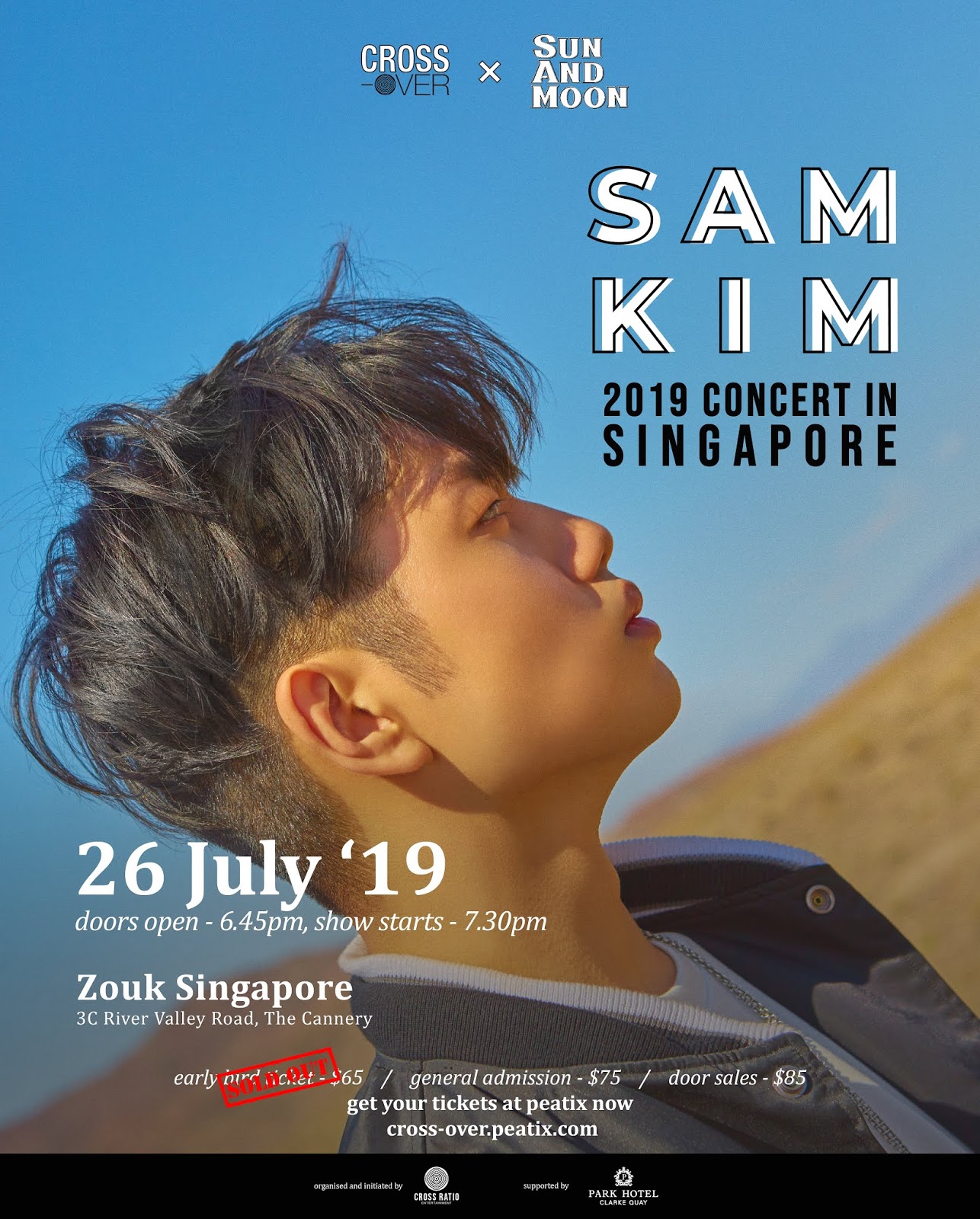 Sam Kim is Coming to Singapore for his 1st Solo Concert!