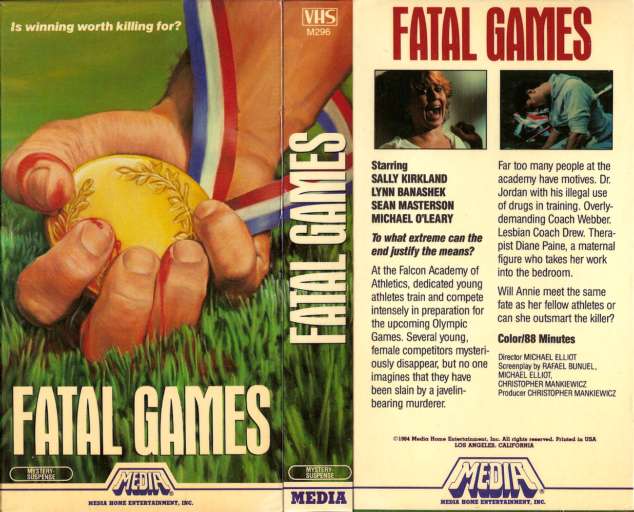 Cult Trailers: Fatal Games (1984) aka Olympic Nightmare