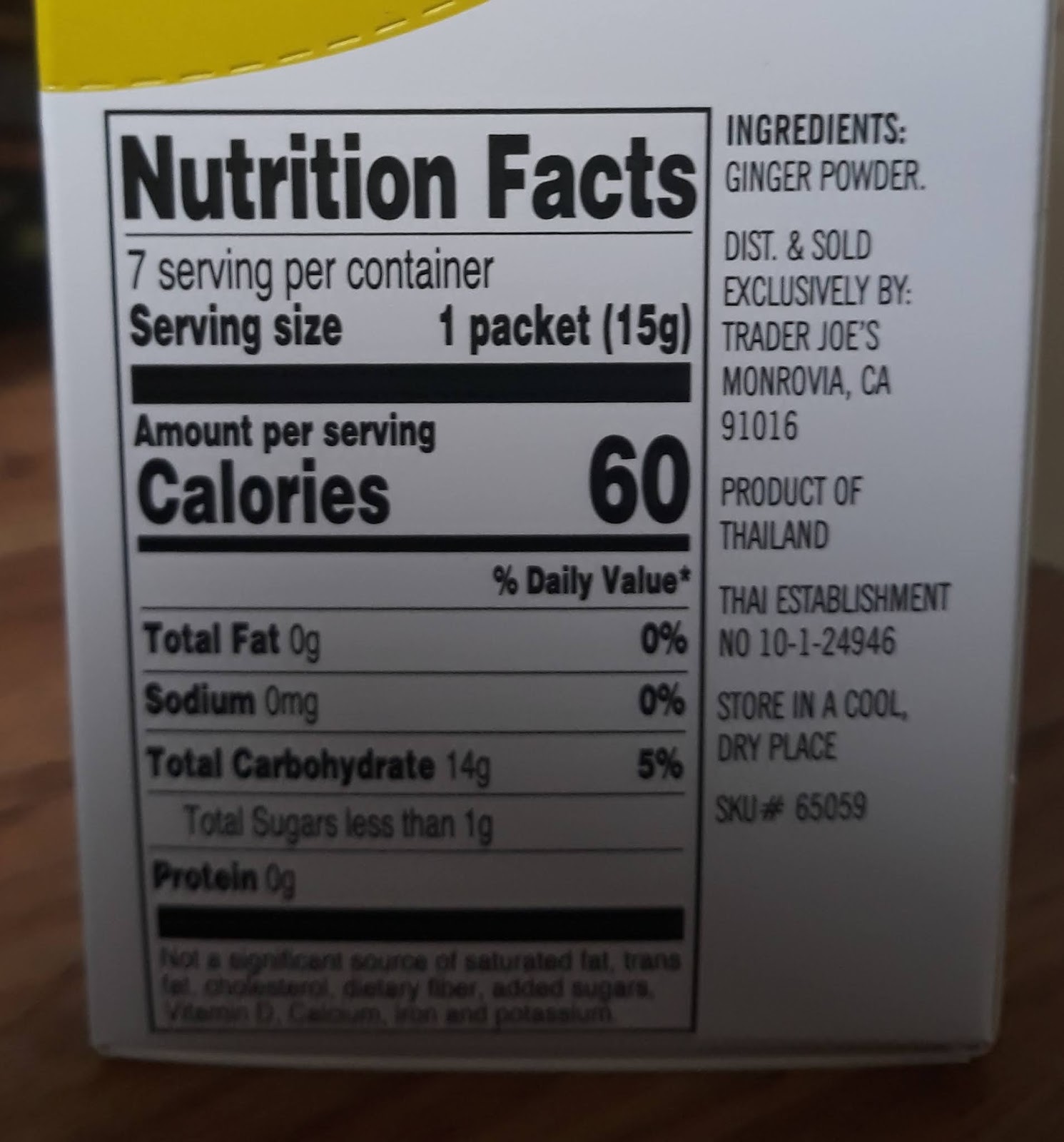 What's Good at Trader Joe's?: Trader Joe's 100% Ginger Drink Mix