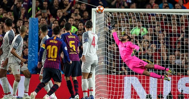 Messi's spectacular free-kick against Liverpool voted Champions League ...