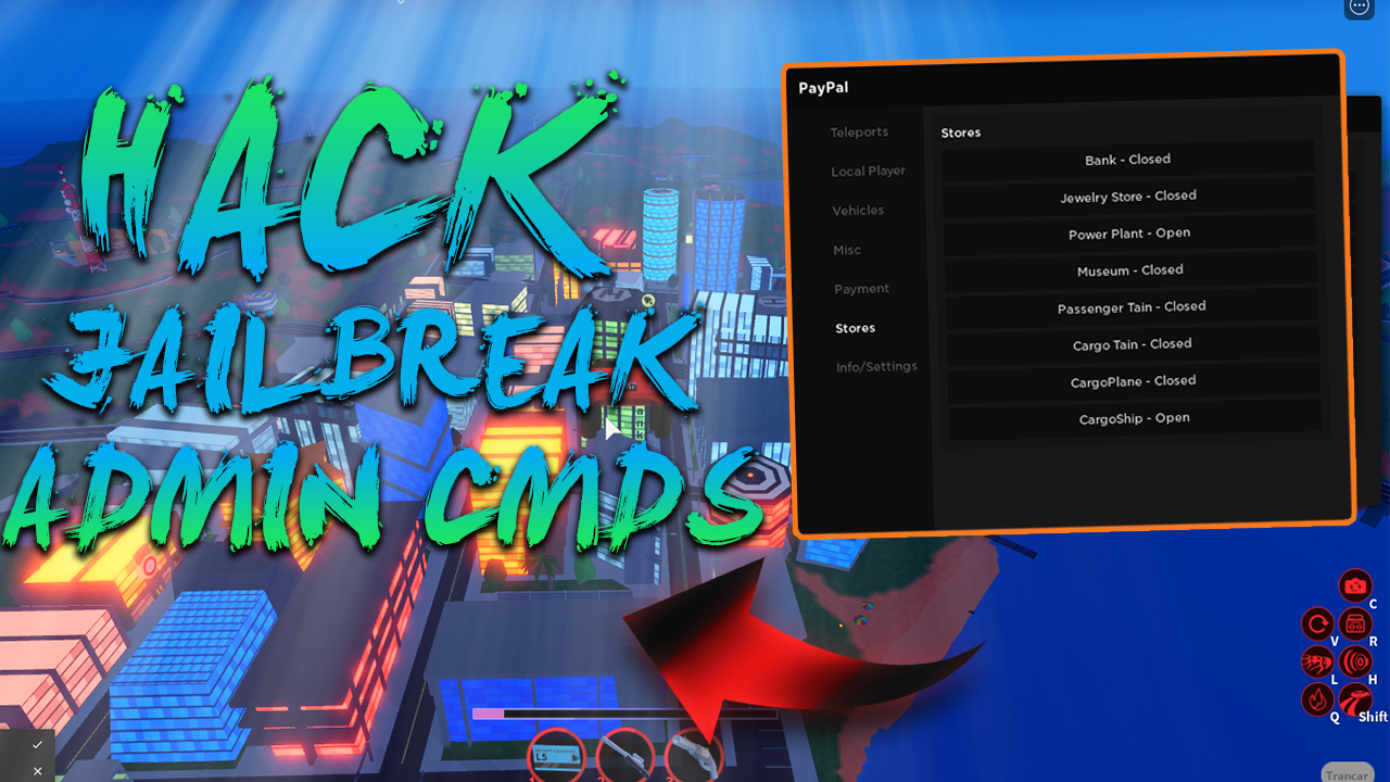 JAILBREAK PAYPAL NICE AWESOME GUI FOR JAILBREAK