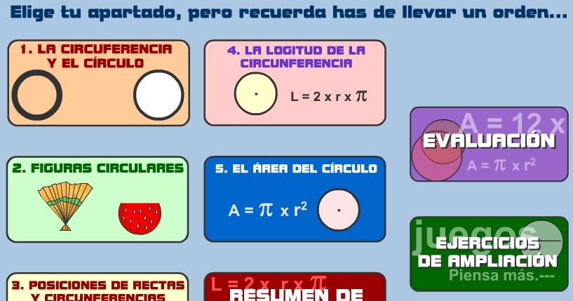 MATEMATIKA: FIGURAS REDONDAS: CIRCUNFERENCIA Y CÍRCULO