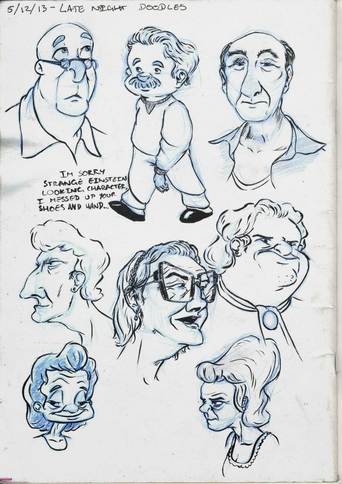 Reg Isaac: CalArts Sketchbook submission 2014