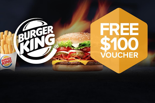 Get A Free $100 Burger King Gift card