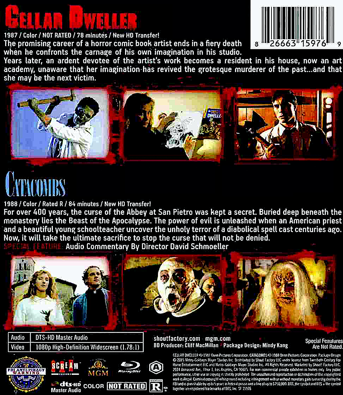 blu-ray and dvd covers: SCREAM FACTORY DOUBLE FEATURE BLU-RAYS: BAD ...