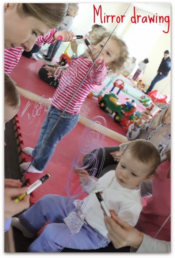 Sticky Fingers: Mirror drawing