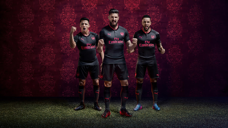 Striking Arsenal 17-18 Third Kit Released - Footy Headlines