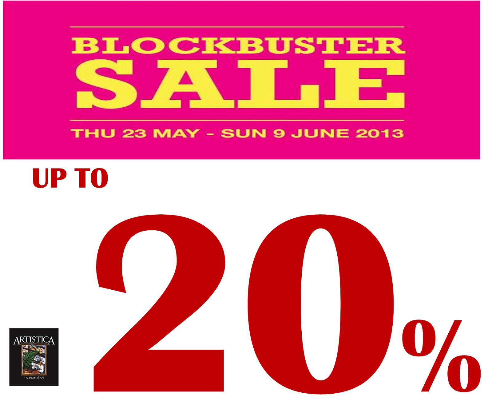 ARTISTICA INTERNATIONAL: BLOCKBUSTER SALE 2013!!!