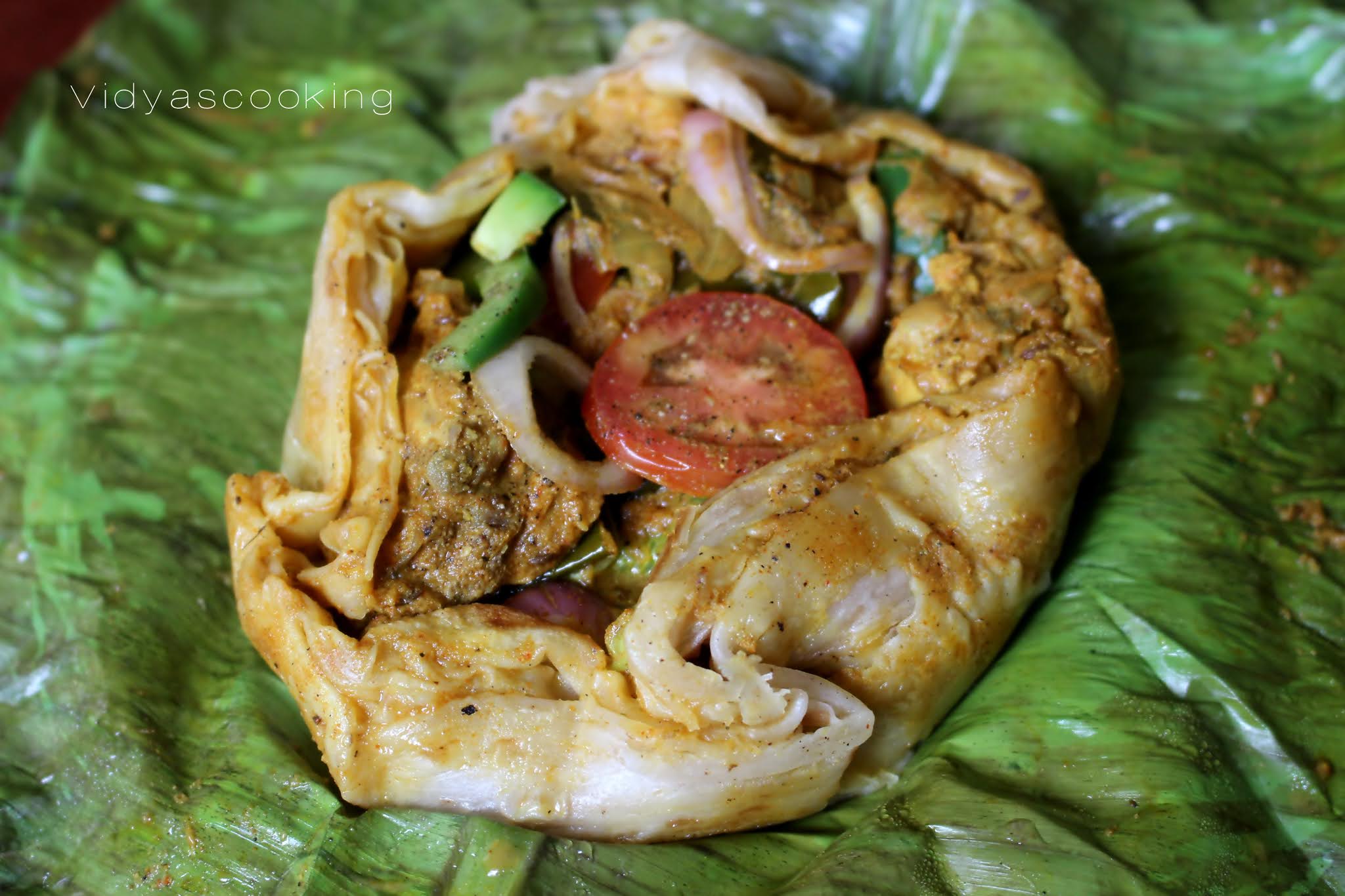 Chicken Kizhi Parotta / Kozhi Potalam Parotta Recipe