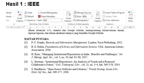 Belajar Mendeley #3: Menambahkan kutipan, daftar pustaka dan hyperlink ...