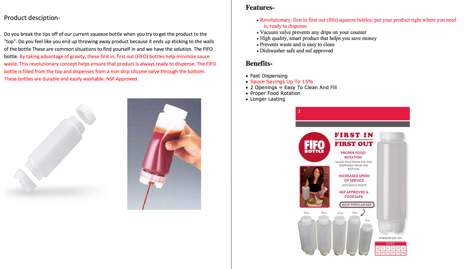 Aggarwal Distributors: Fifo bottle and Portion Pal