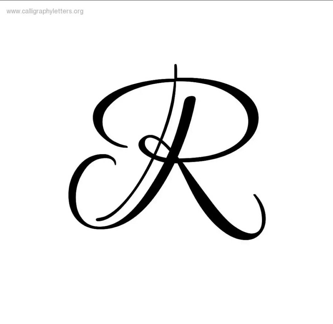 Fancy Letter R Designs - Birthday Letter