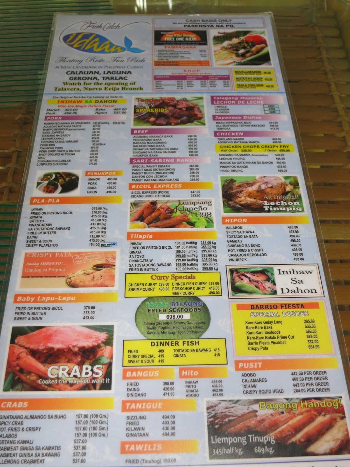 Mineeh11: Isdaan Floating Restaurant Experience