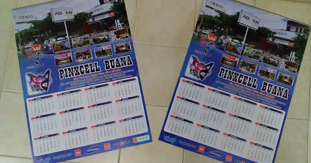 Kalender Dinding Toko ~ Print Corner